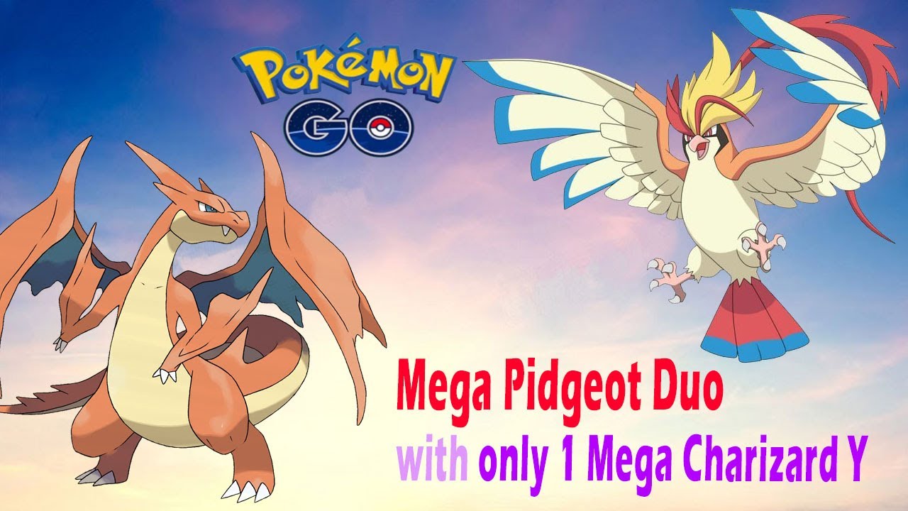 Mega Pidgeot Duo with only 1 Mega Charizard Y without weather boost ...