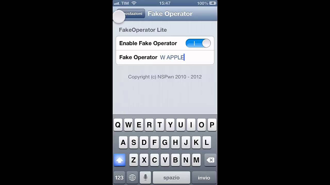 [ITA] Fake Operator: installazione e tutorial DAL IOS 6.0 AL 6.1.2 ...