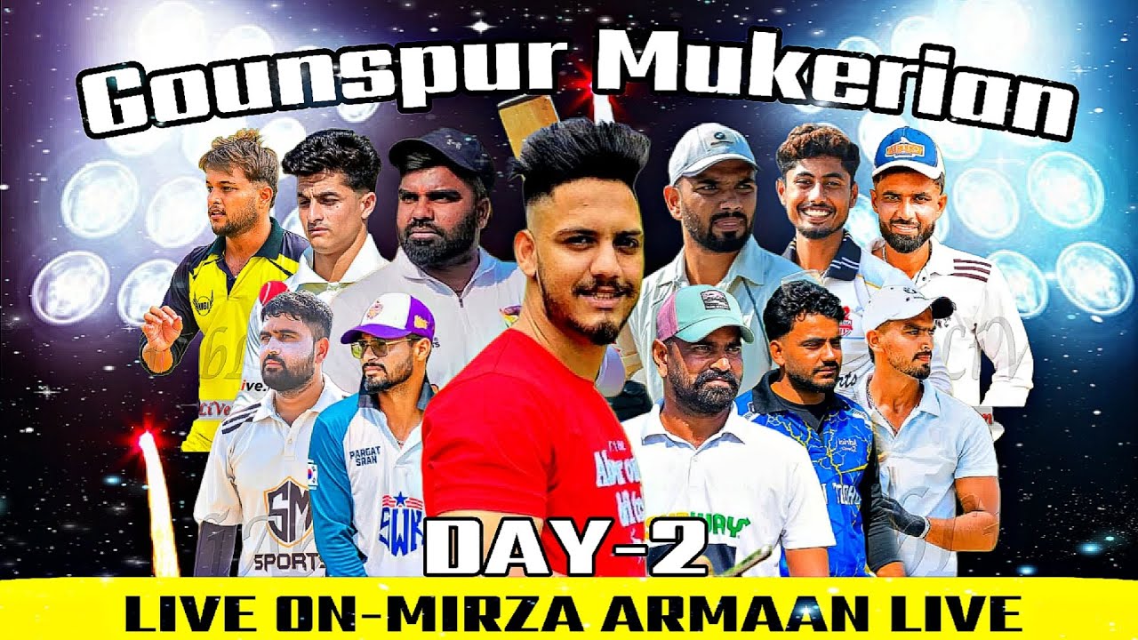 2nd Day Gounspur Mukerian HsP Cricket CuP @mirzaarmaanlive - YouTube