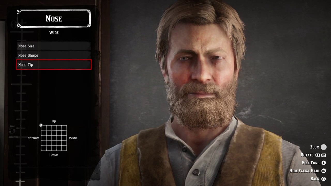 RDR2 - Face#12 (The Cowboy) Male Character Creation Guide - YouTube