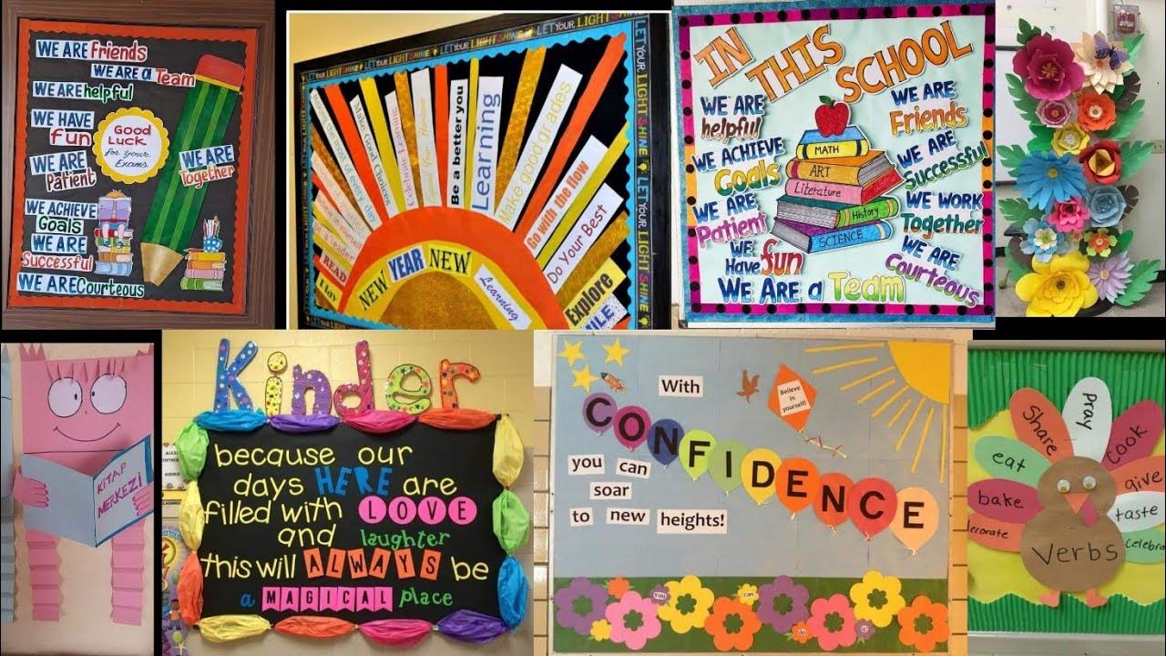 School Wall And Classroom Decoration Ideas, Bulletin Boards And 