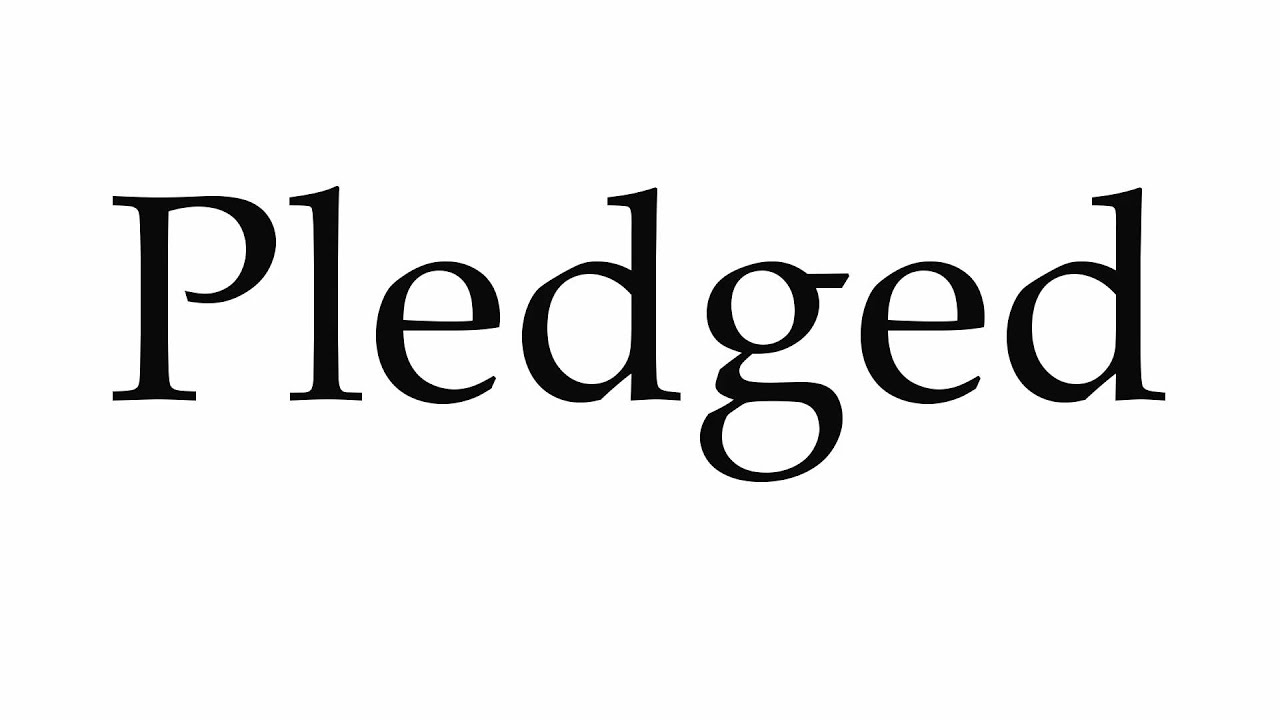 How to Pronounce Pledged - YouTube