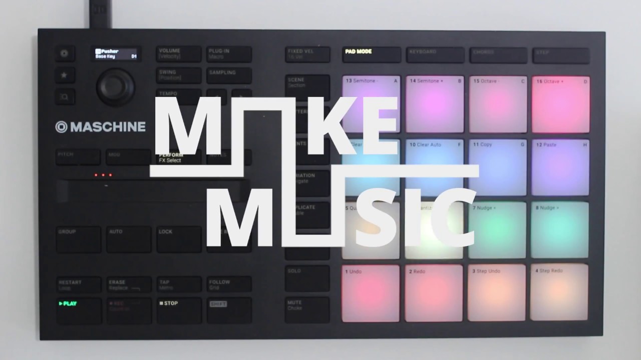 Using the Maschine Mikro’s note repeat and touch strip - YouTube