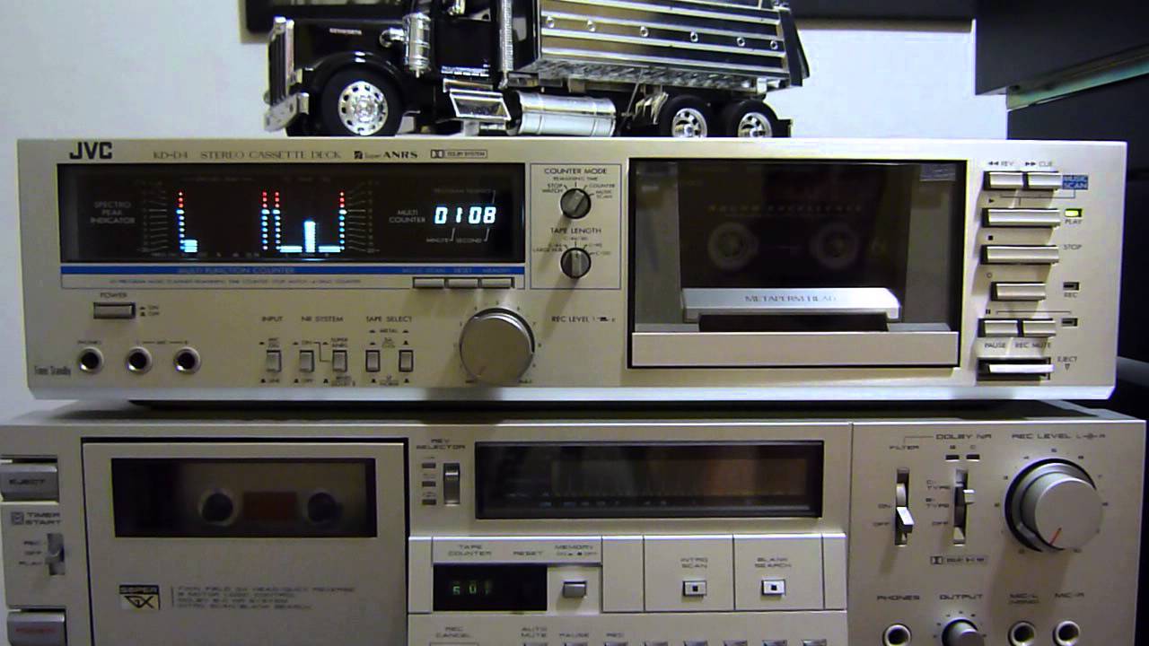 TAPE DECK JVC KD D 4 RARIDADE - YouTube