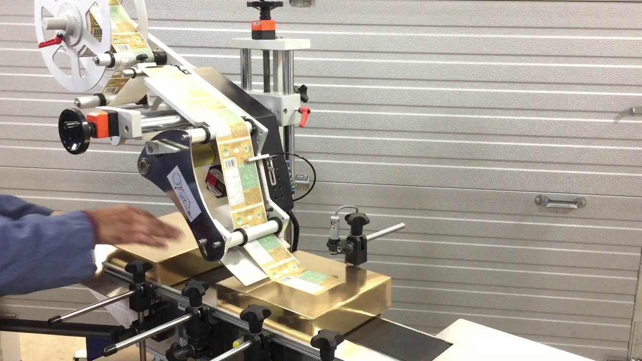 Box Labeling Machine for Estee Lauder Automatic Labeler USA Canada ...