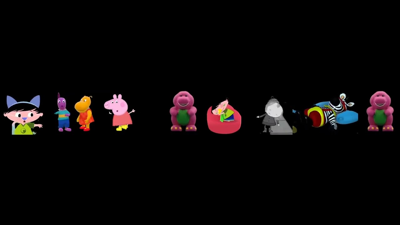 Jupiter and Austin and Tasha and peppa pig and barney and Jupiter and ...