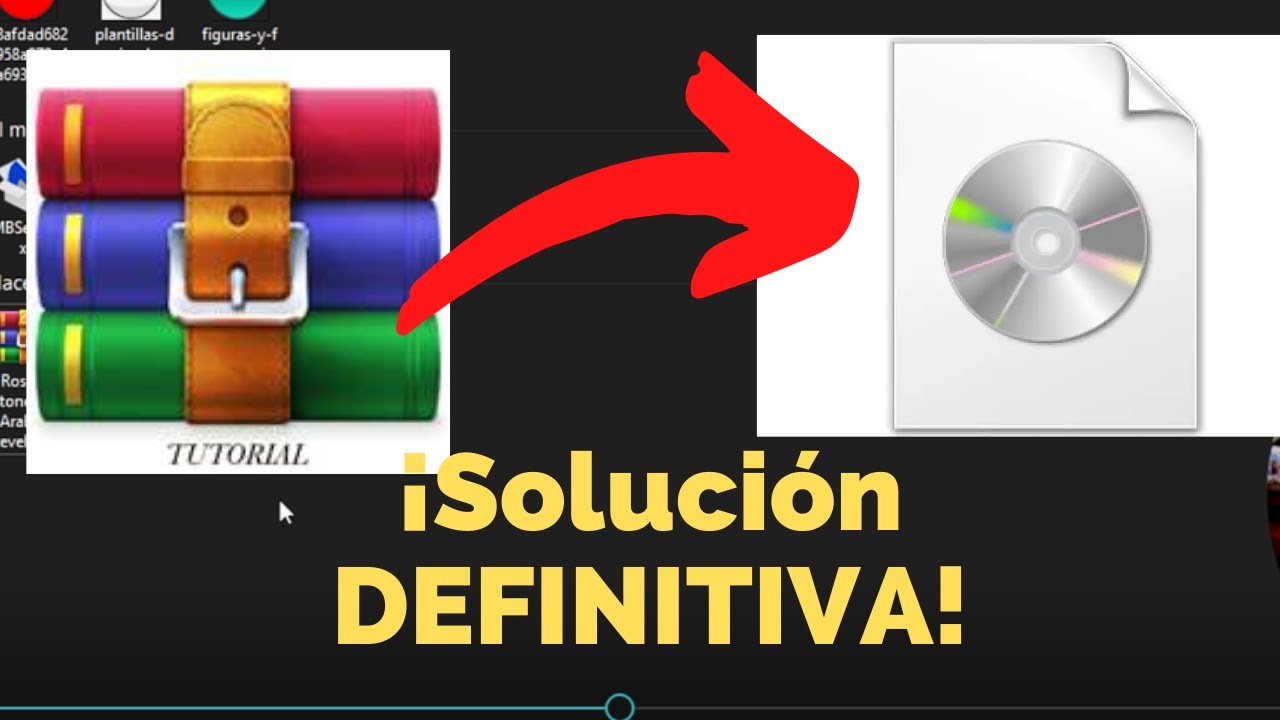 Archivos .ISO aparecen como .RAR | Solución - YouTube