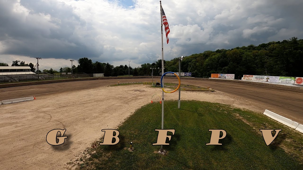 GBFPV HD1 Drone Race Course at Accord Speedway First Time 7 5 24 - YouTube