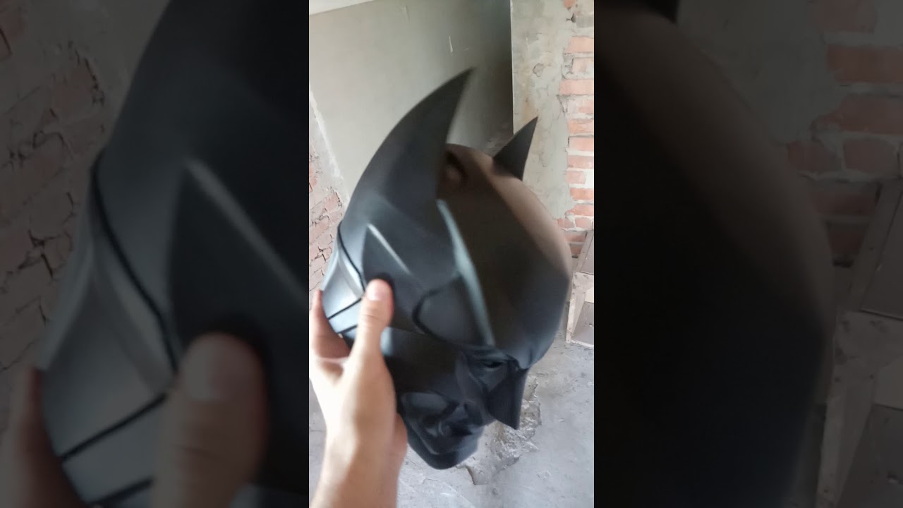 Batman Samurai mask helmet for Cosplay Armor - YouTube
