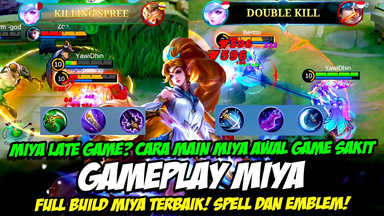 INI MIYA TERKUAT ITEM & BUILD MIYA TERSAKIT 2023 CARA MAIN MIYA ...