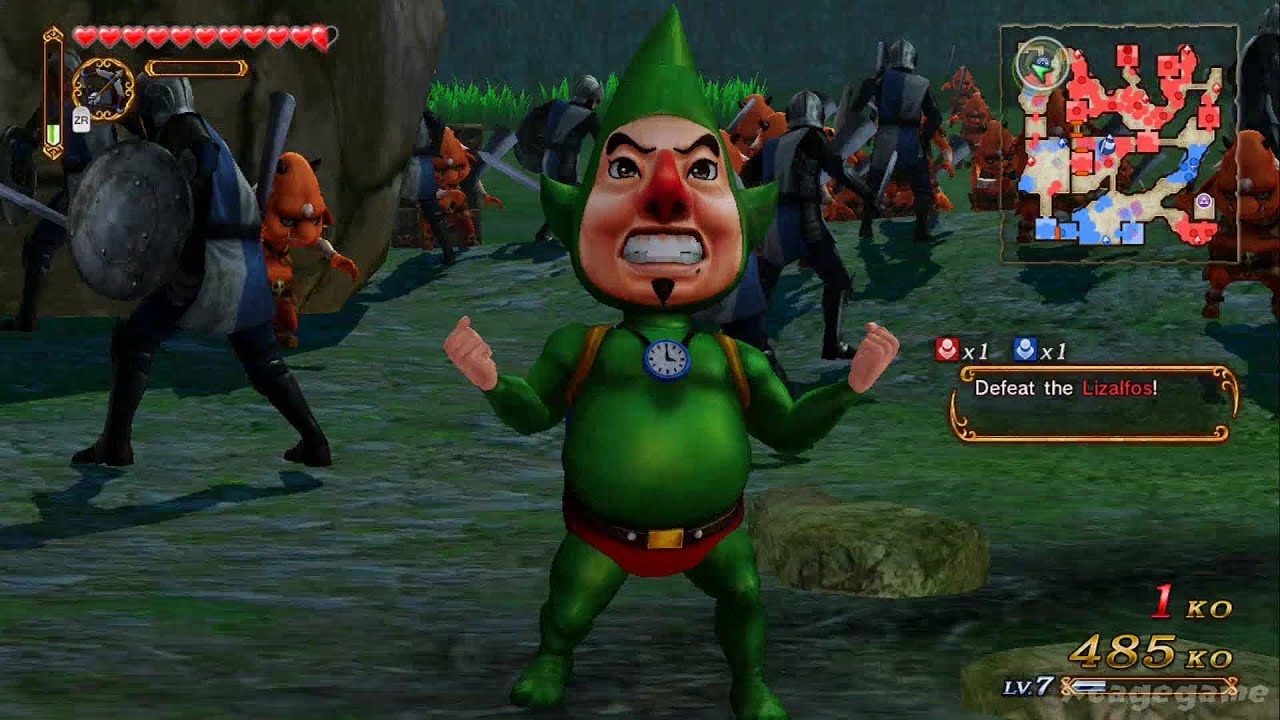Hyrule Warriors - Tingle Gameplay Majora's Mask DLC - YouTube