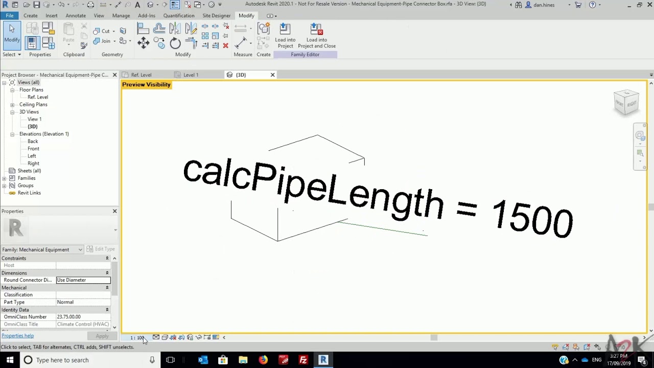 Autodesk - How to apply Parametric Rotation of Revit MEP Connectors # ...