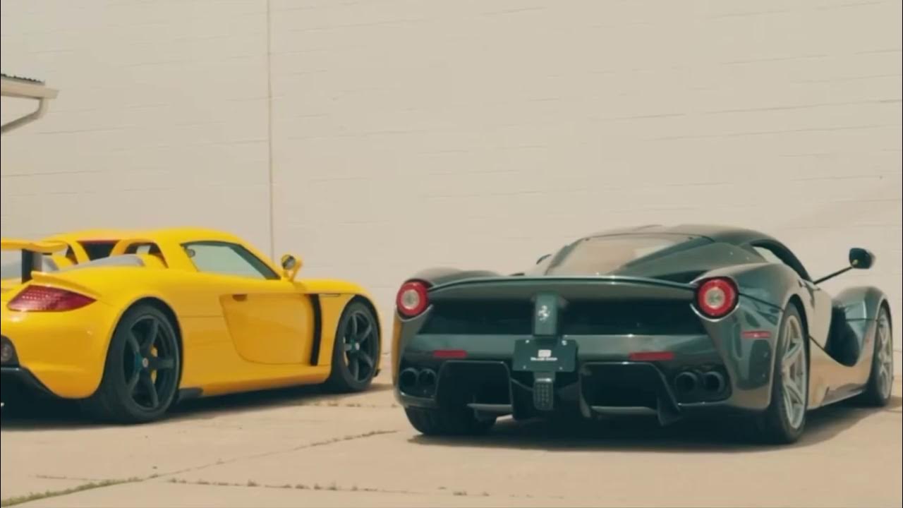 Porsche Carrera GT vs Ferrari Laferrari vs Lexus LFA : Better Exhaust Sound? - YouTube