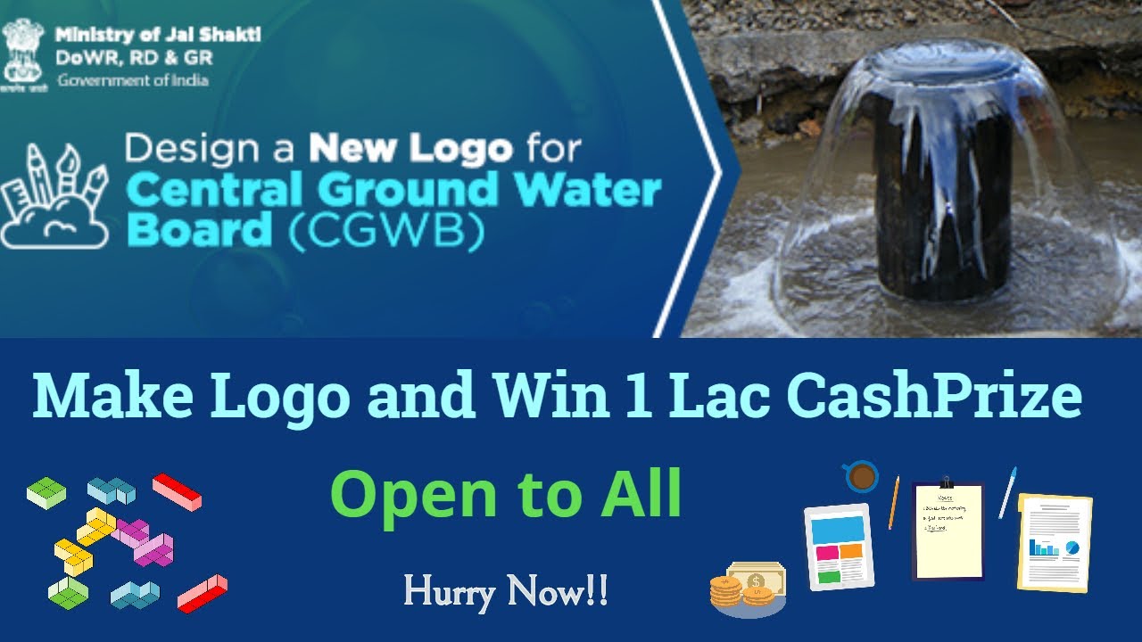Design Logo for Central Ground Water Board, Win 1 Lac CashPriZe, Open ...