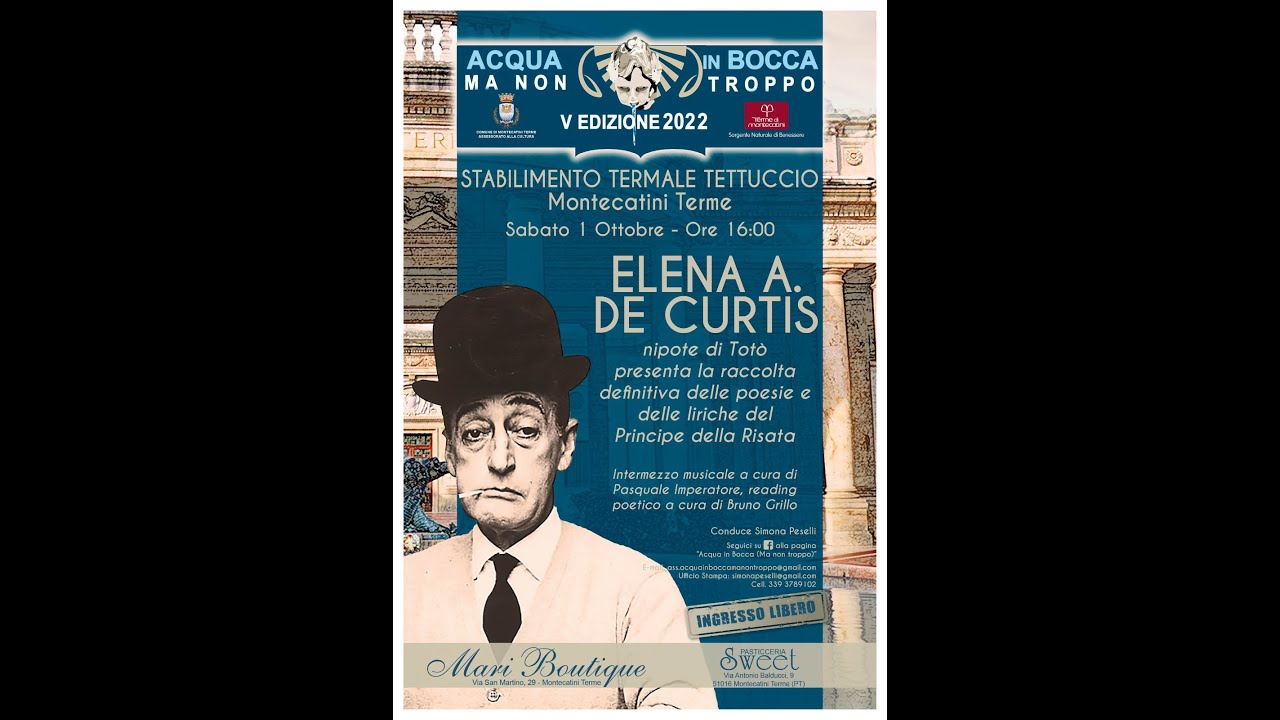 Elena A. De Curtis Nipote del grande Totò - YouTube