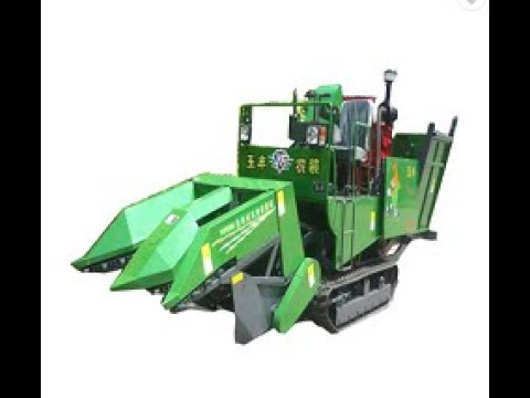 Big Automatic Combine Corn Maize Picker harvester for wet and dry Corn ...