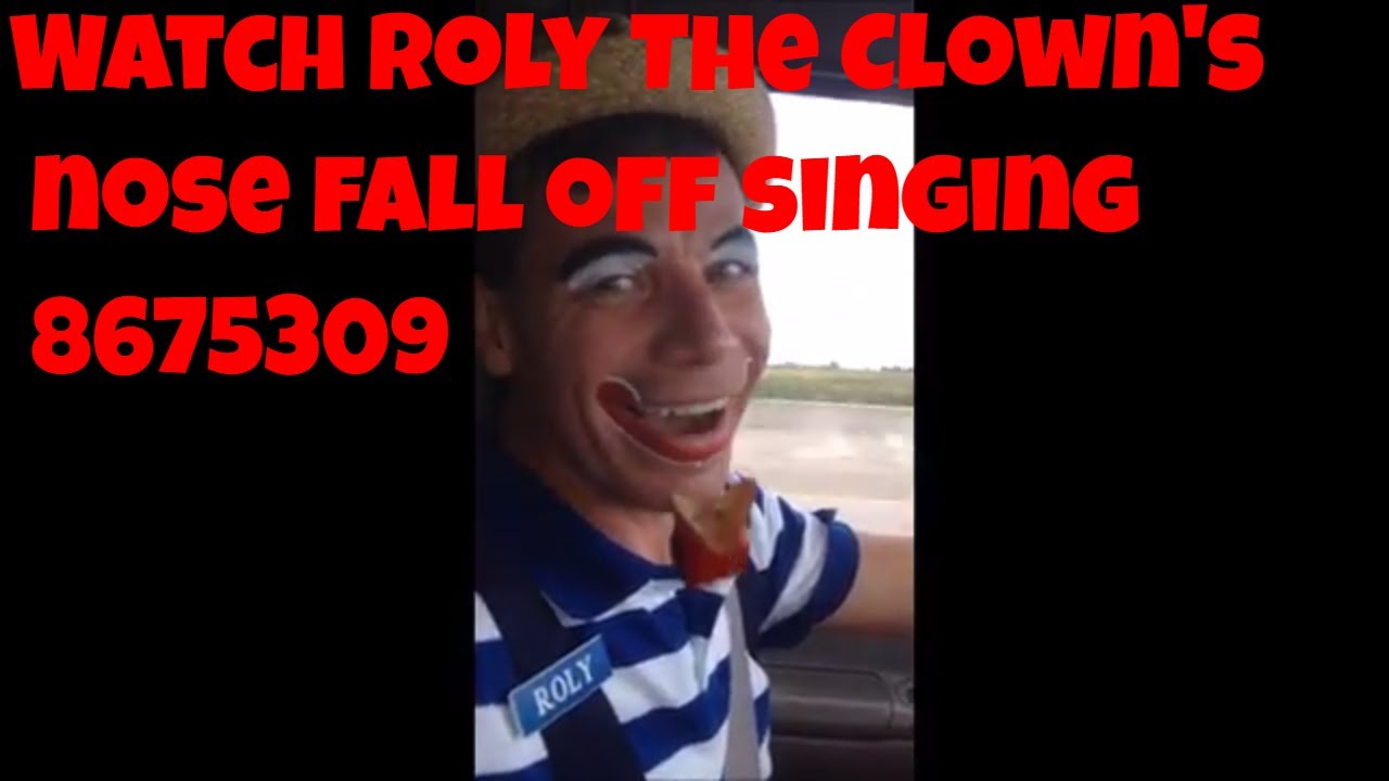 Houston Clown Roly sings 8675309 Jenny song - YouTube