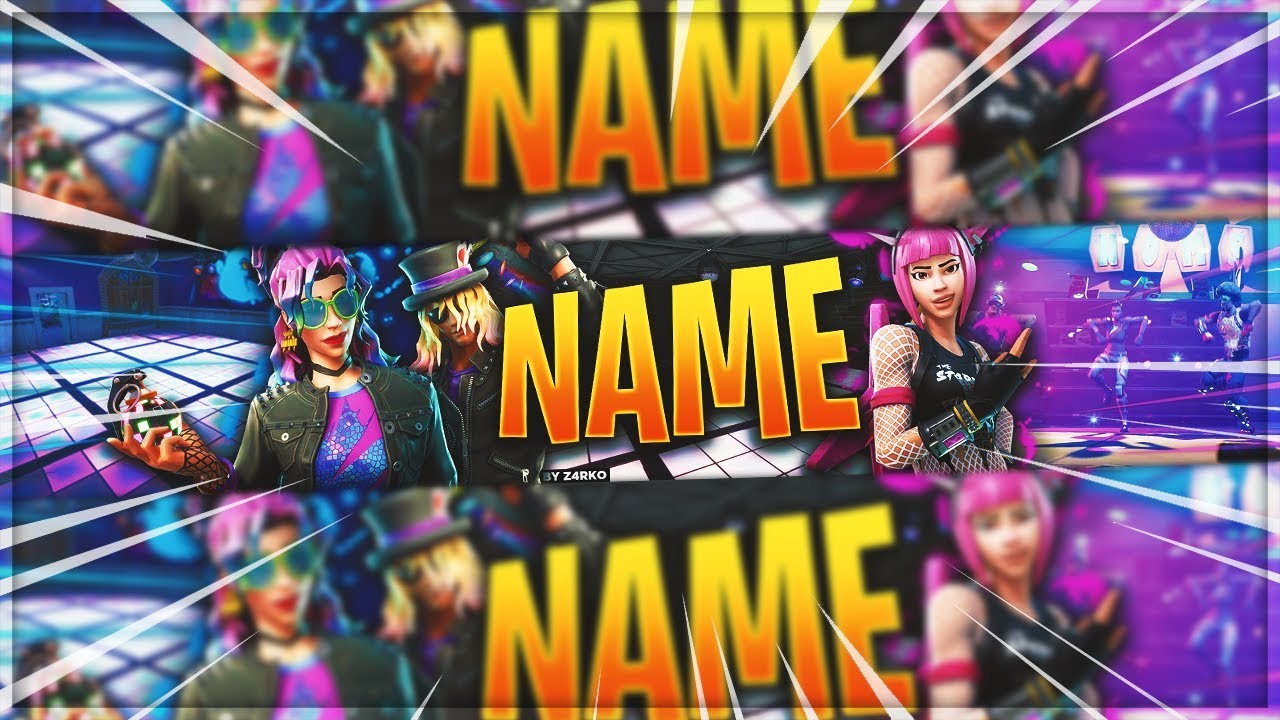 [FREE] BANNER TEMPLATE FORTNITE ROCK (POWER CHORD SKIN / *NEW* SKINS ...