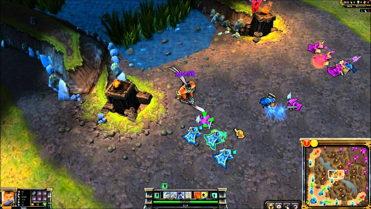 League of Legends: Sanguine Garen In-Game Skin - YouTube