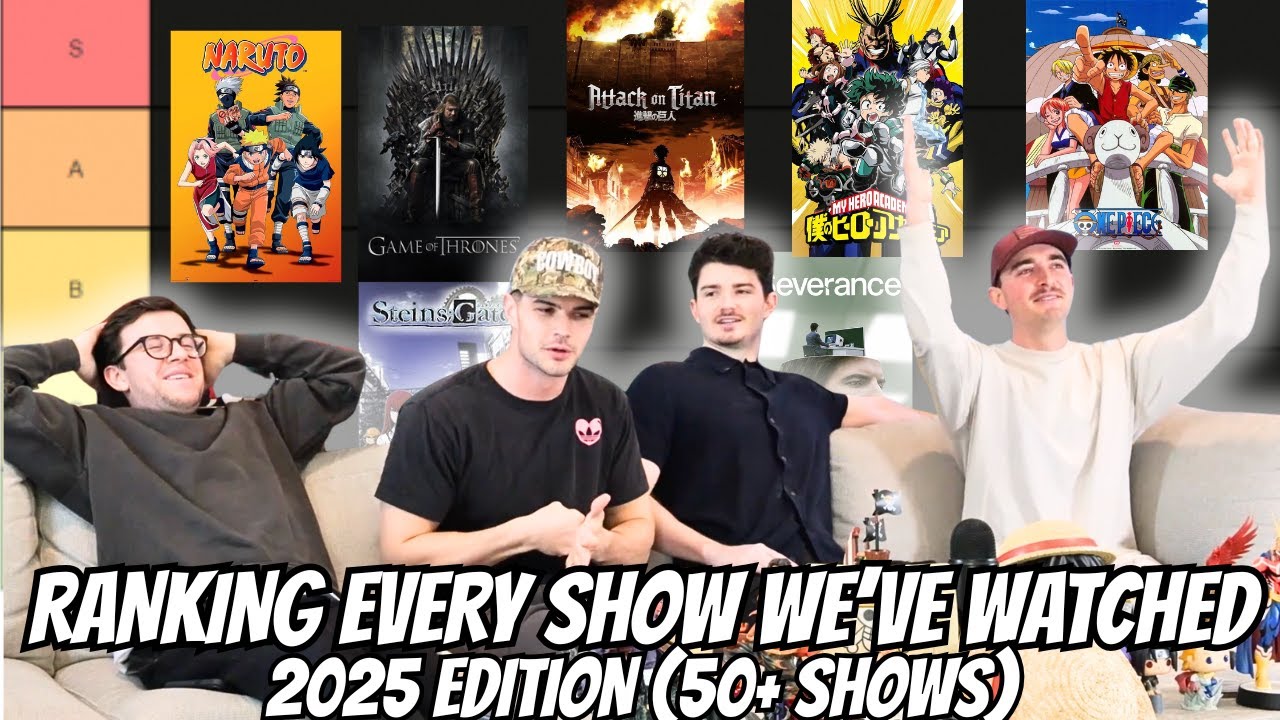 Ranking EVERY TV Show We Have Watched (50+ Shows) - YouTube