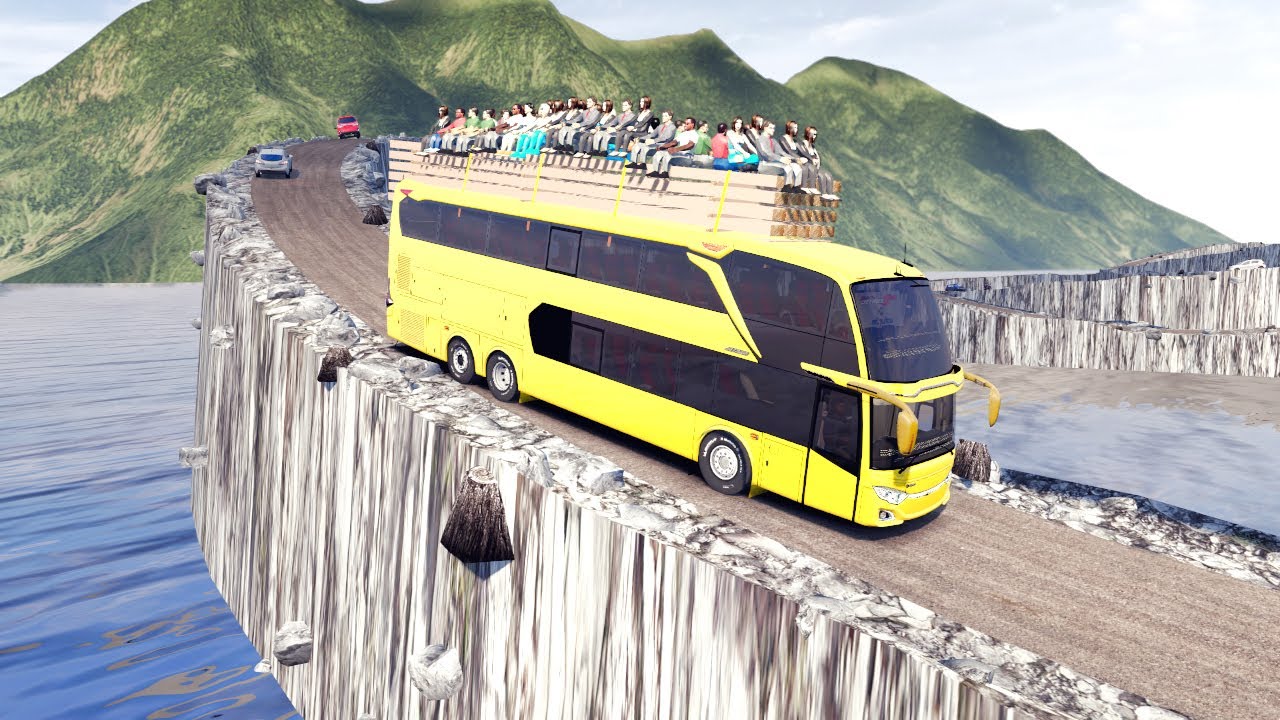 nameless bus carries excess passengers across the world's most ...