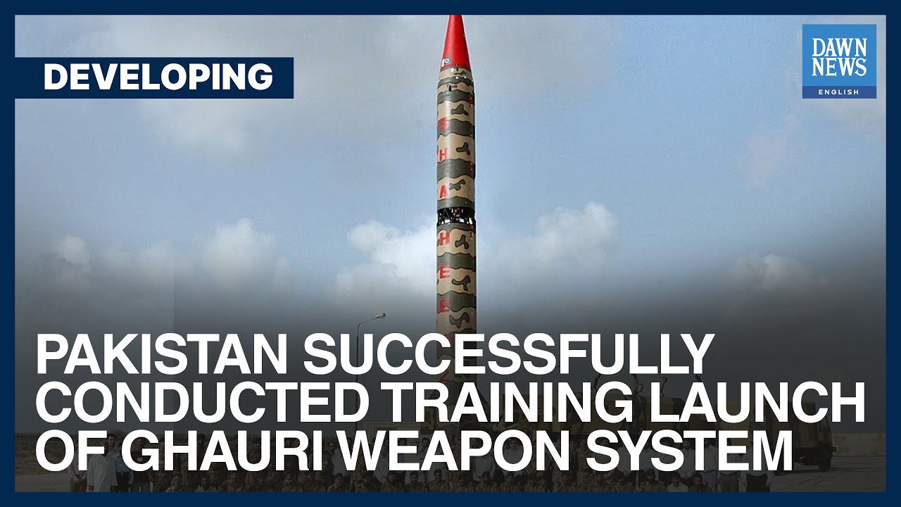 Pakistan Successfully Conducted Training Launch Of Ghauri Weapon System ...