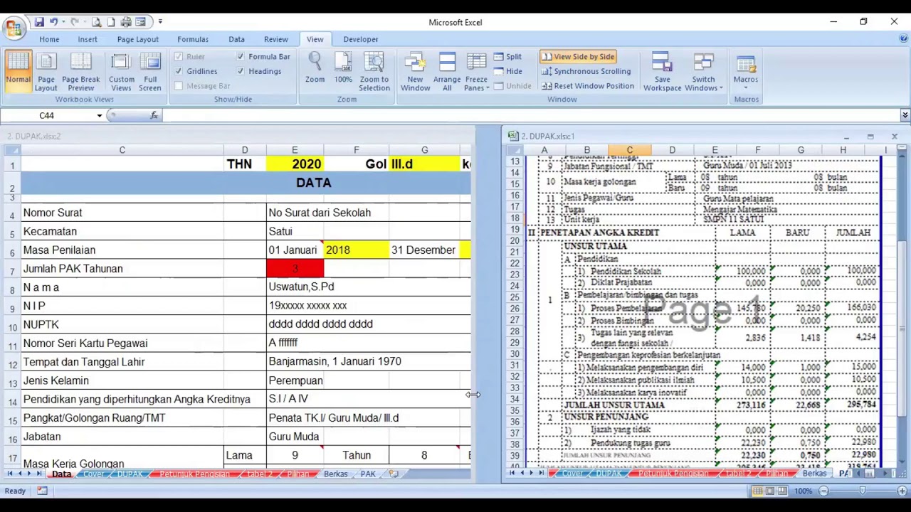 4. Ternyata Membuat DUPAK itu Mudah (bagian 1) - YouTube