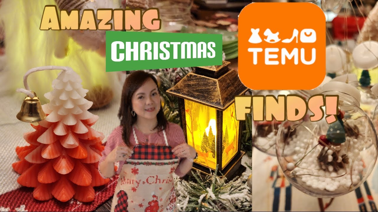 Affordable Christmas MUST-HAVES from TEMU! - YouTube