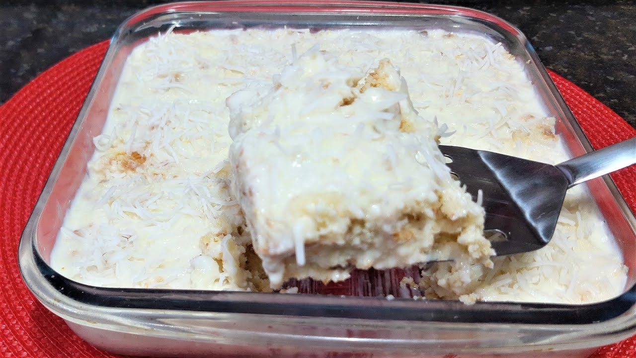 BOLO CREMOSINHO - PAVÊ DE FARELO\ Nunca mais desperdiço BOLO -Receitas ...