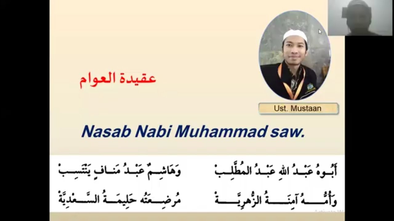 Nasab Nabi Muhammad saw. - YouTube