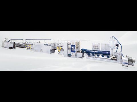 PP TAPE LINE MAKING MACHINE - YouTube