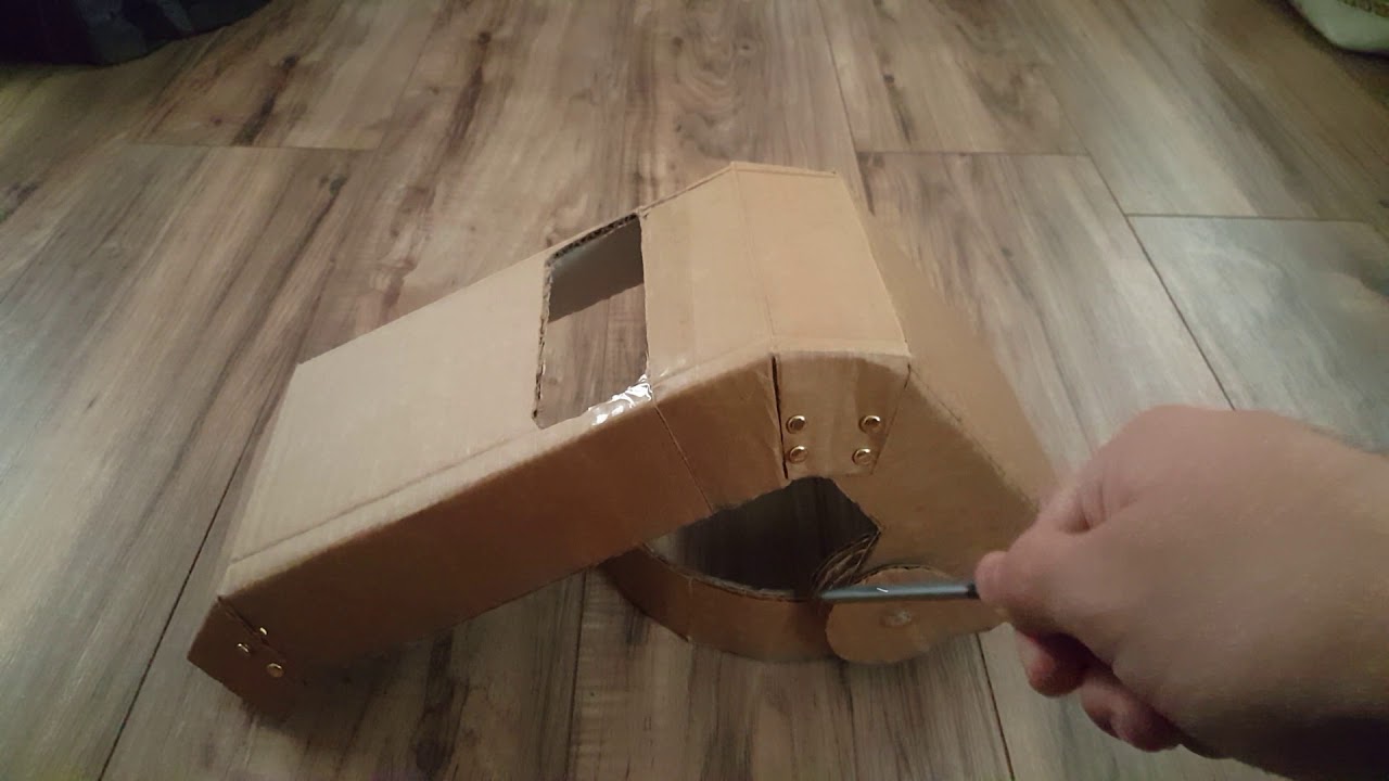 Josue Cardboard Welding Mask - YouTube