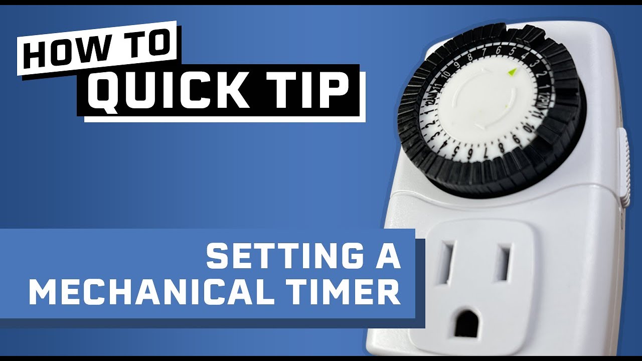 How To Set A Mechanical Timer For Hydroponic Pumps Grow Lights YouTube How To Set A Mechanical Timer For Hydroponic Pumps Grow Lights YouTube
