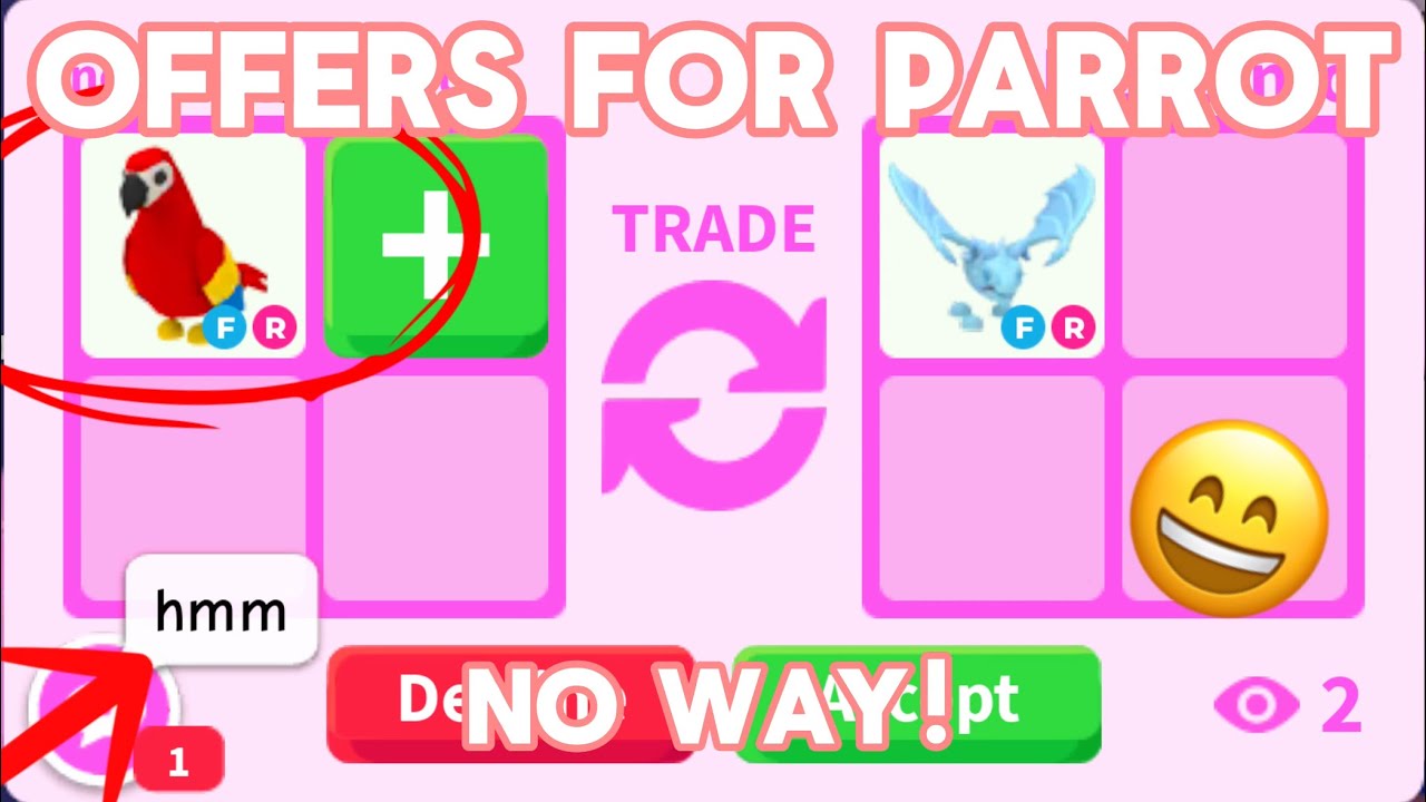💖OMG!💖 AMAZING OFFERS FOR MY PARROT! What people Offer for FR PARROT ...