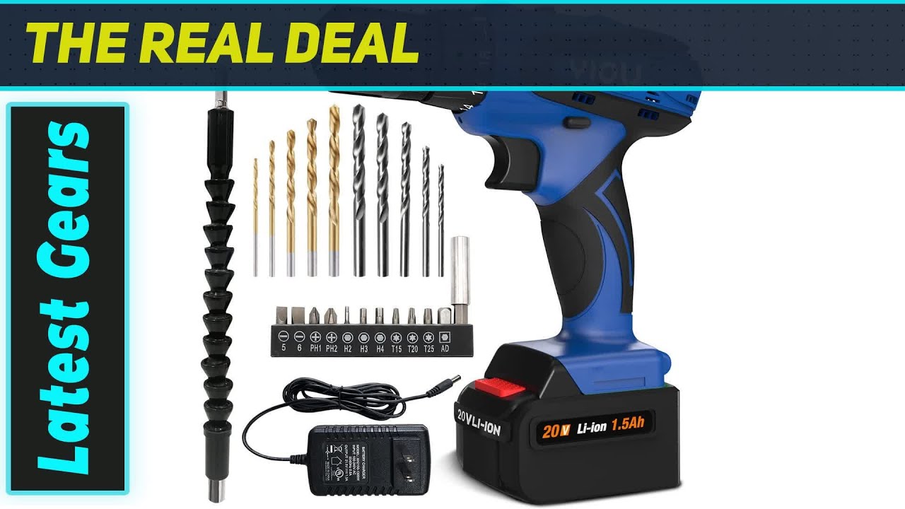 YIOU 20V MAX Drill: The Ultimate Power Tool - YouTube