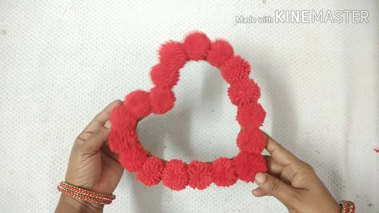 DIY Wall Hanging With wool.Room Decoration Ideas. - YouTube