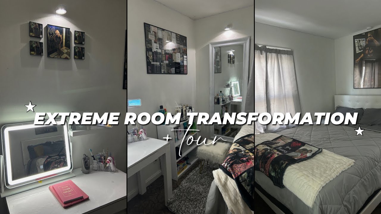 EXTREME ROOM TRANSFORMATION + TOUR| 2024, Decorating, furniture ...