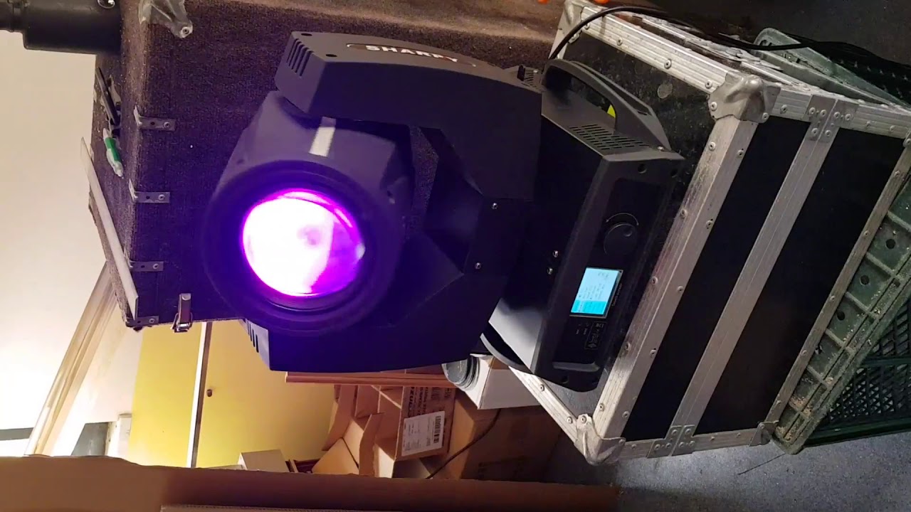 Sharpy Moving head BEAM 7R 230W - MS Light - YouTube