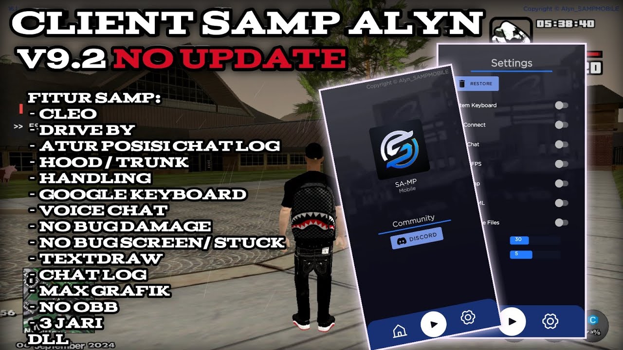 SHARE CLIENT SAMP ALYN V9.2 NO UPDATE || GTA SAMP ANDROID - YouTube