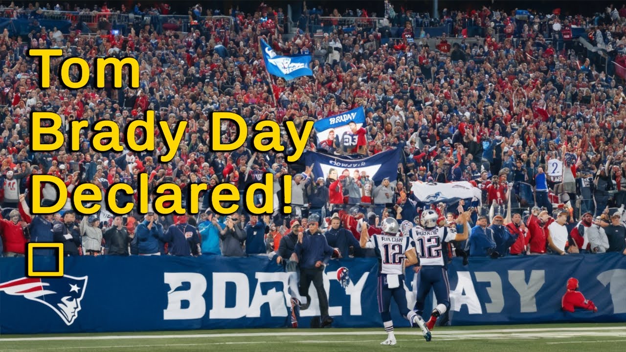 Tom Brady Day Declared in Massachusetts! 🏈 - YouTube