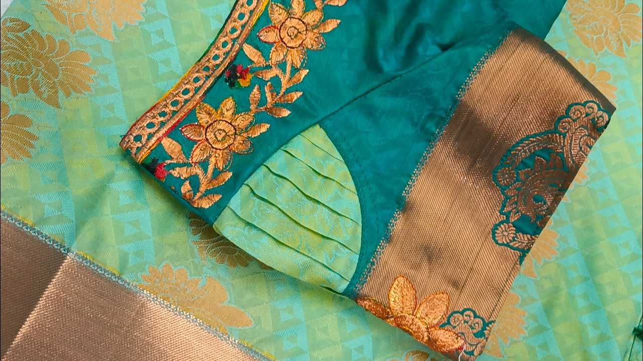 Easy and Beautiful puff sleeve design cutting and stitching for blouse ...