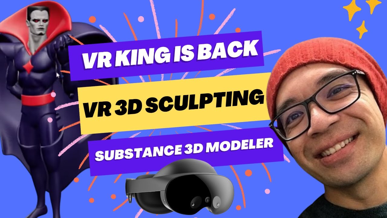 VR 3D Sculpting with Gio Nakpil - SL 3D Art Live Stream EP 108 # ...