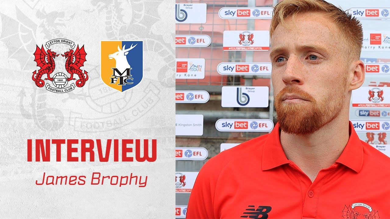 INTERVIEW: James Brophy on the O's comeback against Mansfield. - YouTube