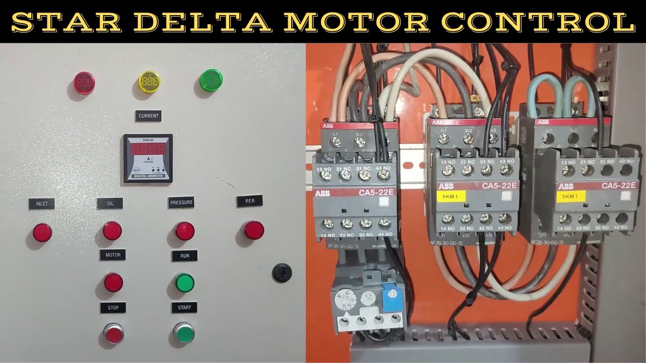 Star Delta Motor Controller | Star Delta Motor Controller Testing | How ...