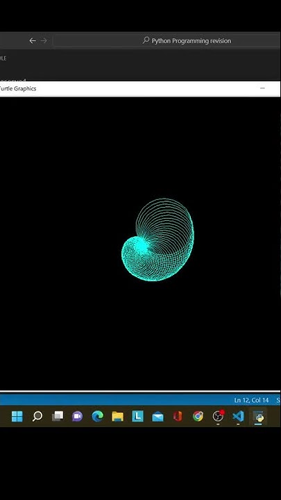 Cool Python Turtle Design | #shorts #python #coding - YouTube