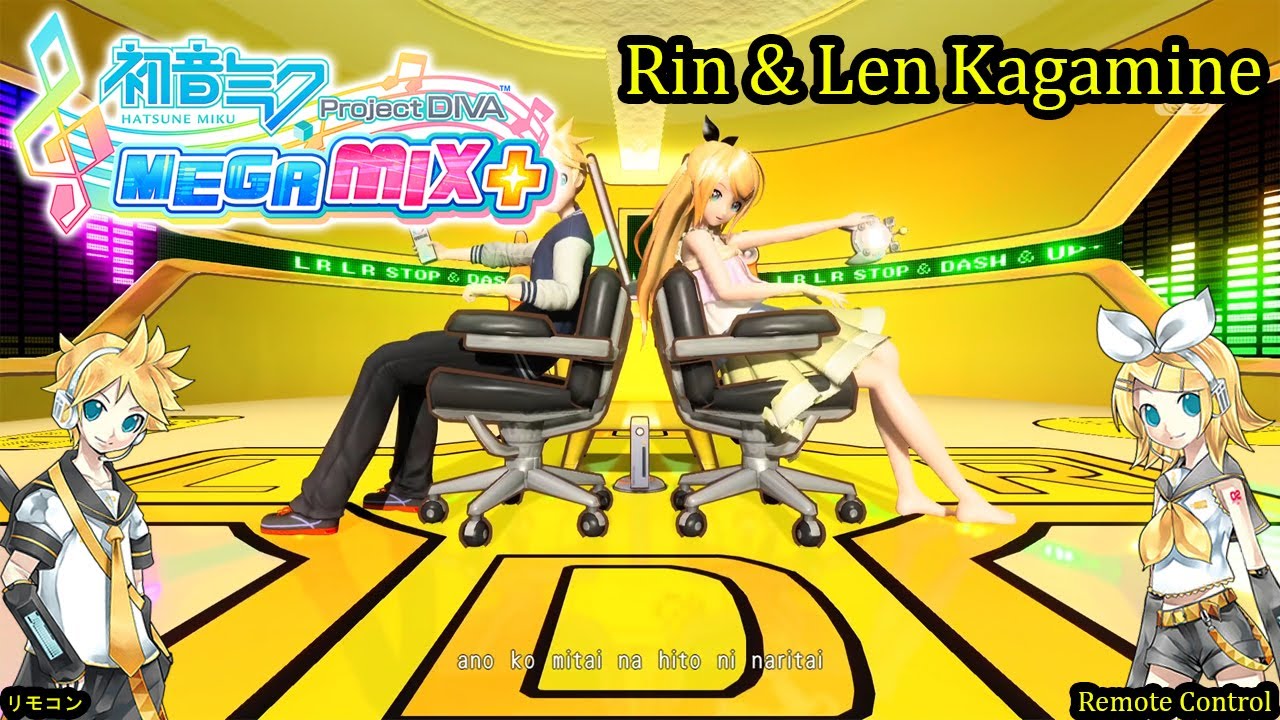 Project Diva Mega Mix+- Rin & Len Kagamine- リモコン- Remote Control (HD ...