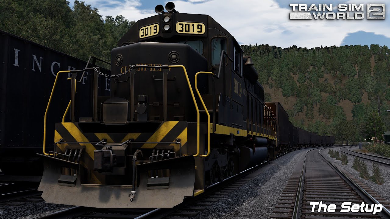The Setup - Clinchfield Railroad - SD40 - Train Sim World 2 - YouTube