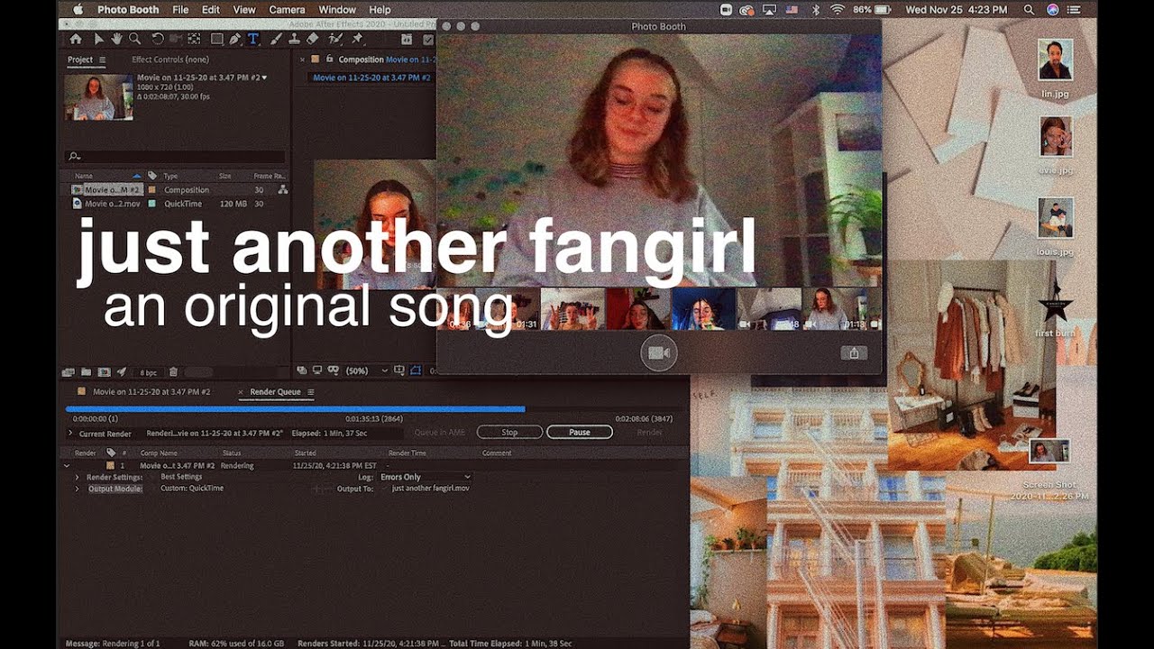 just another fangirl (an original song) - YouTube