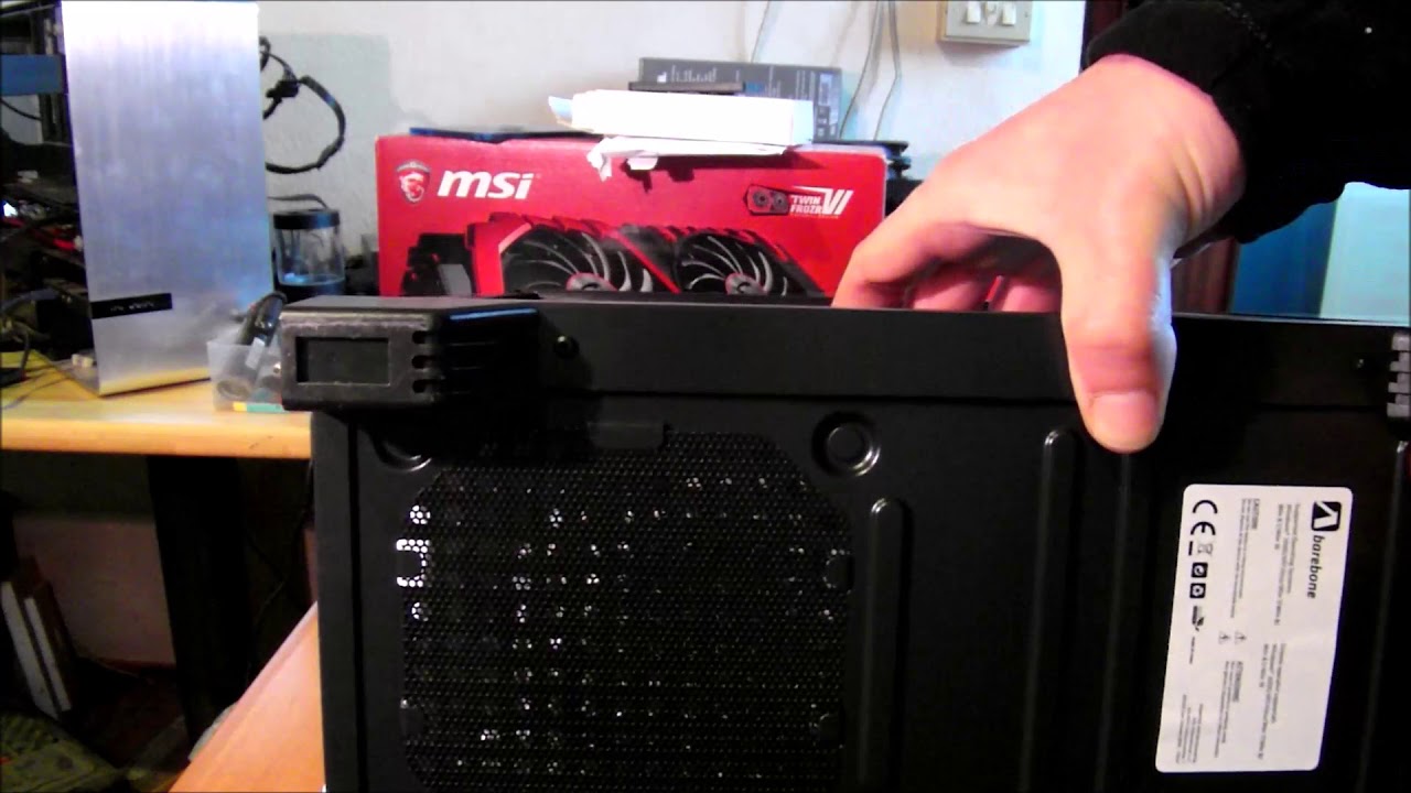 adj red demon micro atx case gaming - YouTube