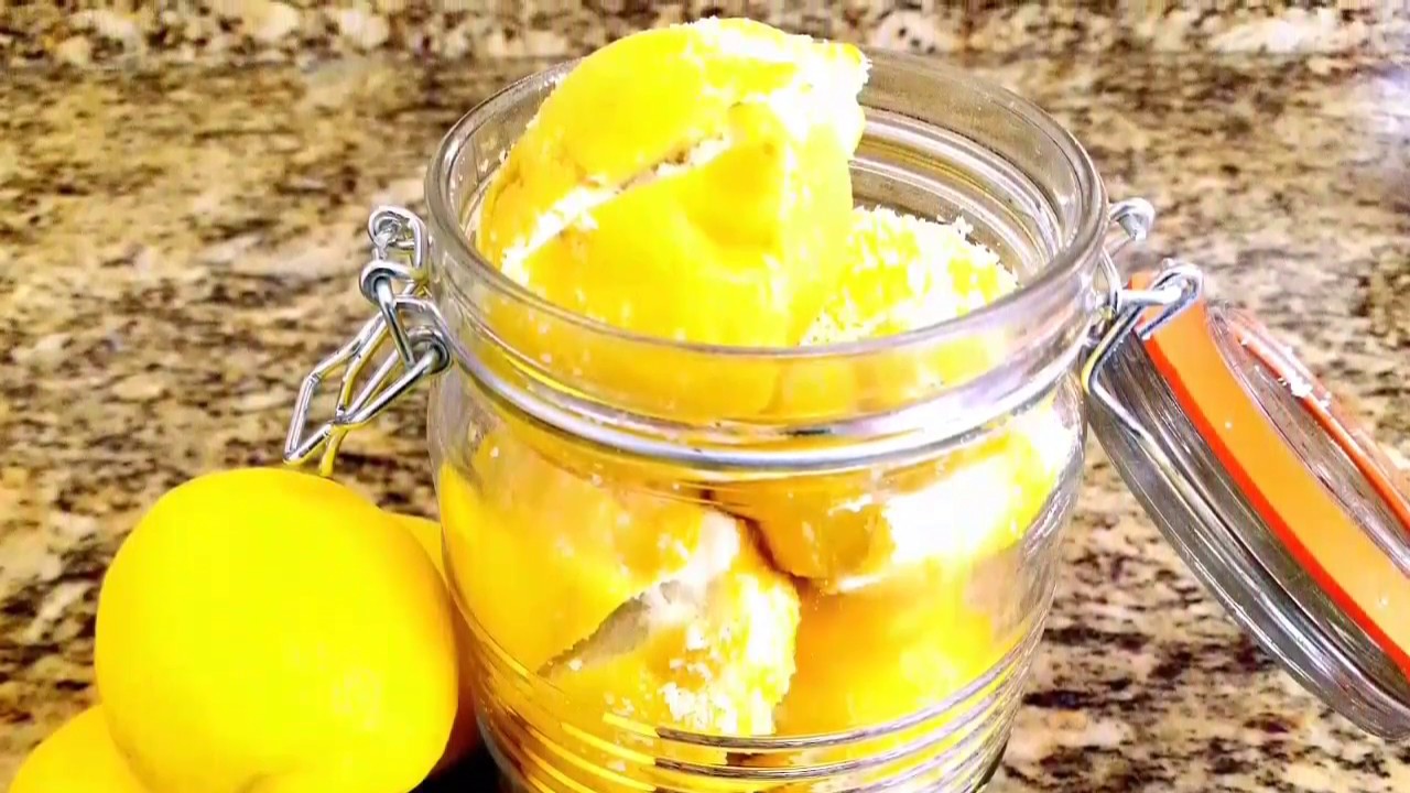 Let's make preserved lemon with me. Exotic Moroccan condiment in ...